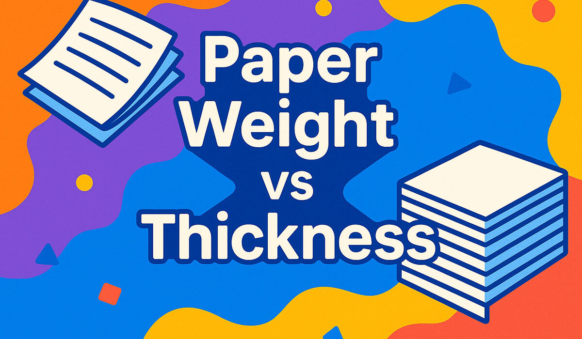 Paper Weight vs Thickness: What Designers Must Know
