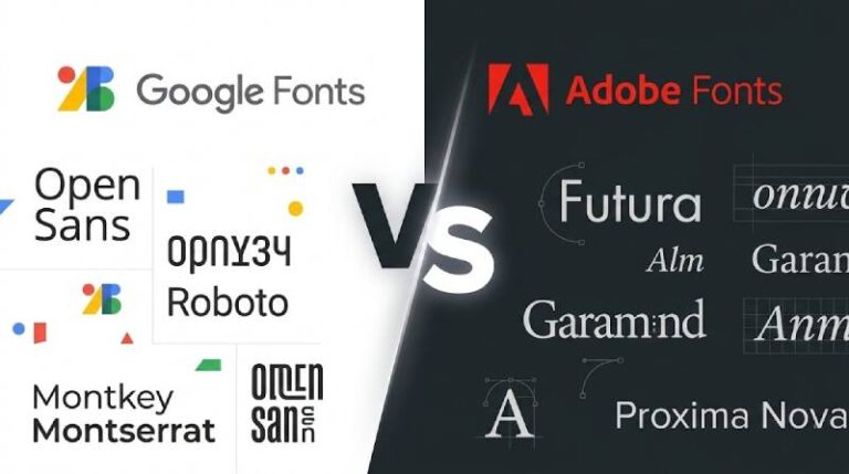 Google Fonts vs Adobe Fonts: Which One Should You Use?
